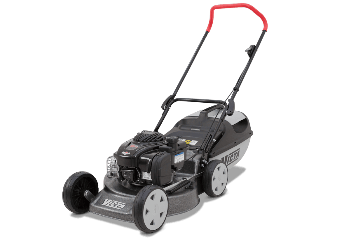Victa 18" Corvette 100 Steel Base, Cut & Catch Push Mower | Bethania Mowers